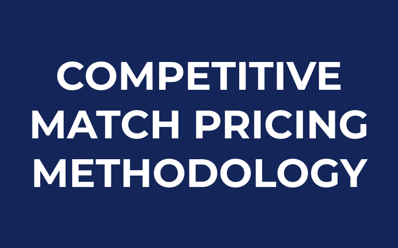What is Competitive match pricing methodology? - Pricen